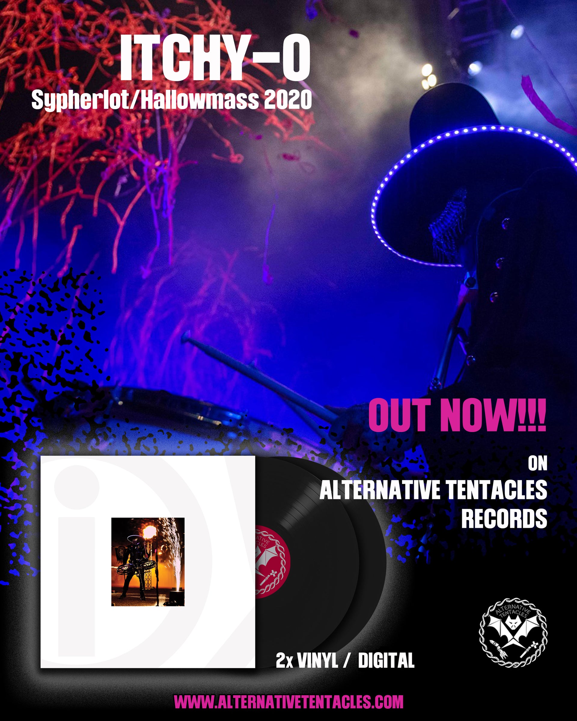 ITCHY-O "SYPHERLOT/HALLOWMASS 2020" OUT NOW! – AlternativeTentacles