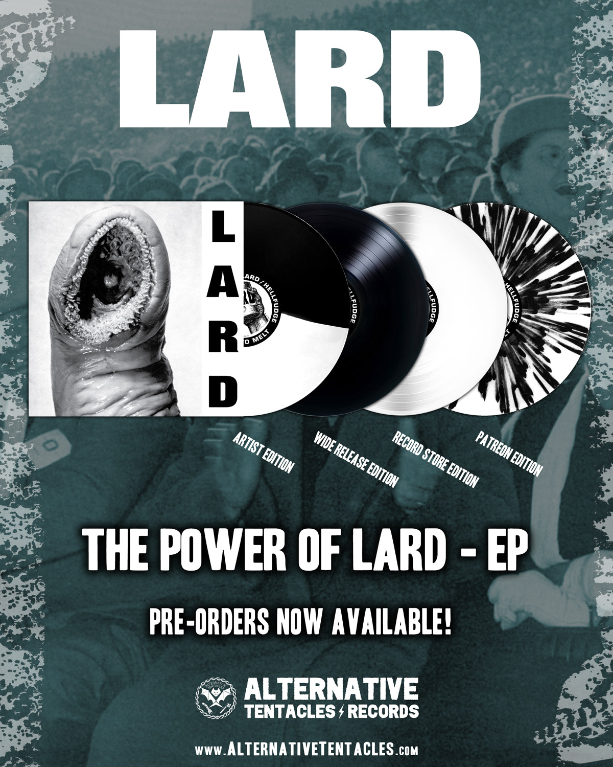 PRE-ORDER LARD "POWER OF LARD" – AlternativeTentacles
